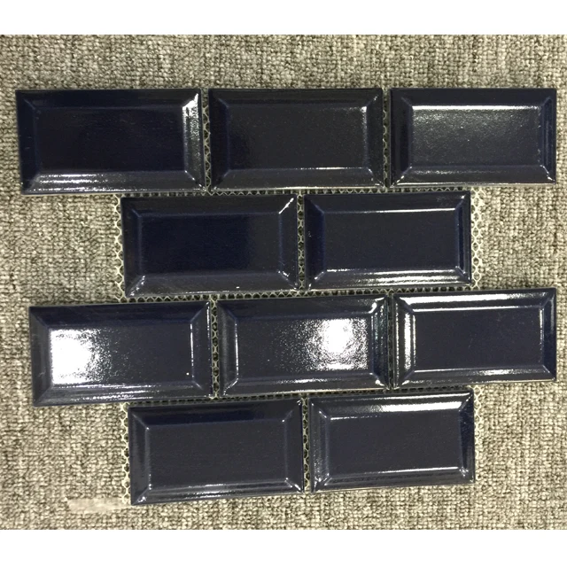 Beveled Edge Glazed Ceramic Wall Tiles/ Balcony Kitchen Foshan - Buy ...