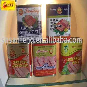 Canned Food Pork Luncheon Meat - Buy Canned Luncheon Meat,Canned Pork ...