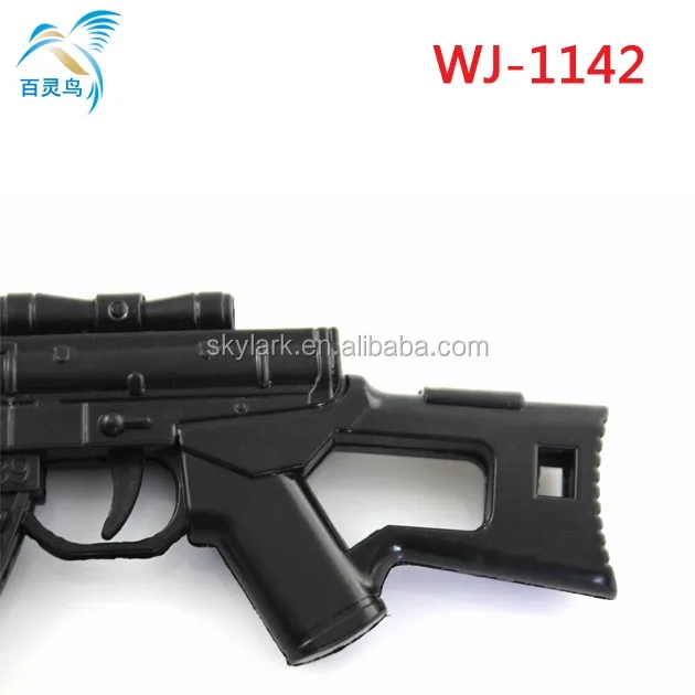 Cheap Price Promotional Small Plastic Submachine Black Toys Gun For ...