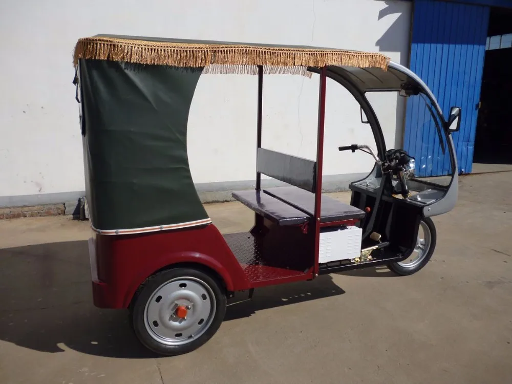 Cheap Adult Electric Rickshaw With Passenger Seat / Electric Pedicab ...