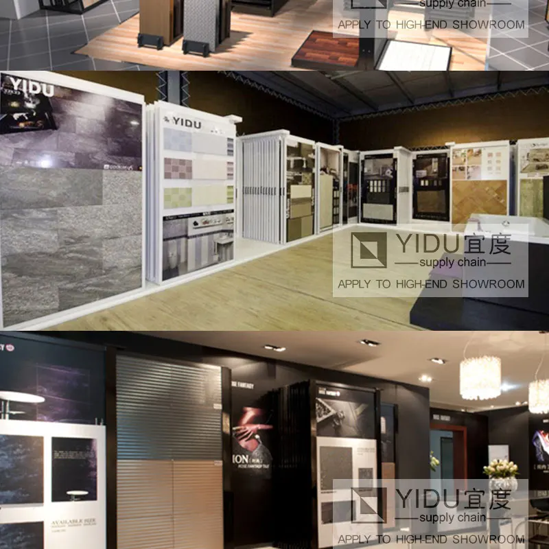 Marble Ceramic Tiles Showroom Display Racks Stands Metal Sliding ...