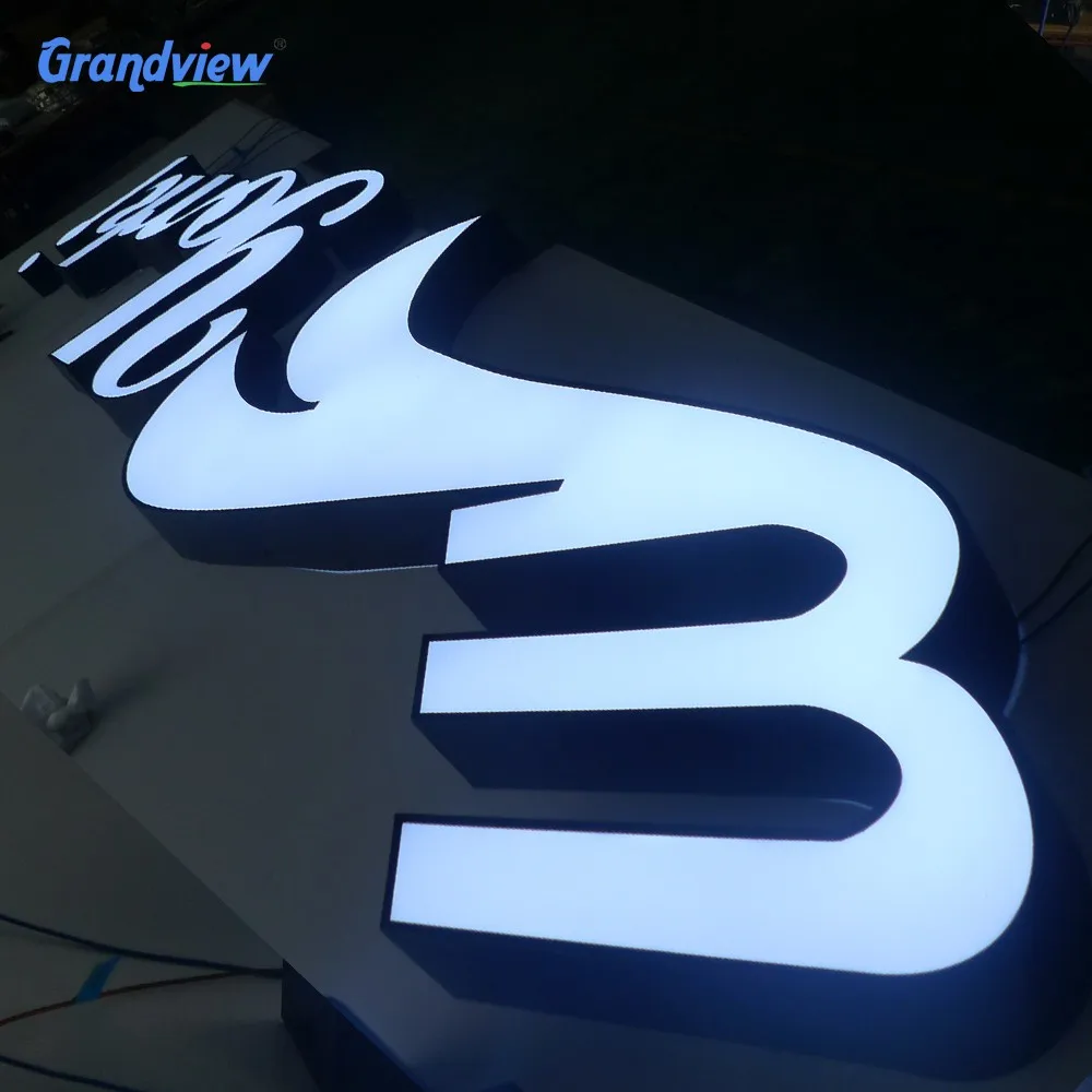 Outdoor Illuminated Light Up Letters Backlit Shop Sign - Buy Backlit ...