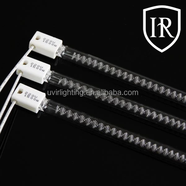 Quartz Tungsten Filament Infrared Heating Halogen Lamp Replace Element ...