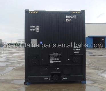 65000L Asphalt Bitutainer 40ft Bitumen Transportation Tank Container ...