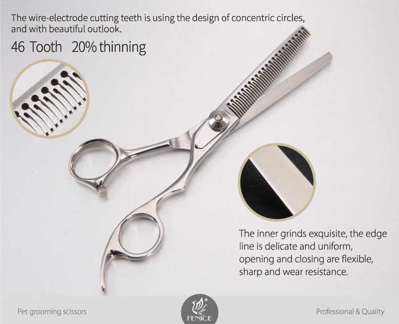 Japanese 440C Dog Grooming Scissors of Shape Cutting Thinning Scissors ...