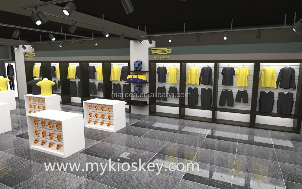 Sports stores fixtures display furniture on sale