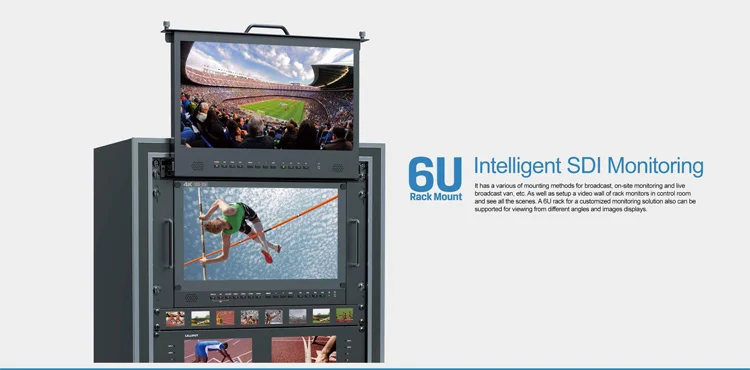 Ultra-hd 3840x2160 3g-sdi 12g-sdi 15.6 Inch Camera Broadcast 4k Monitor ...