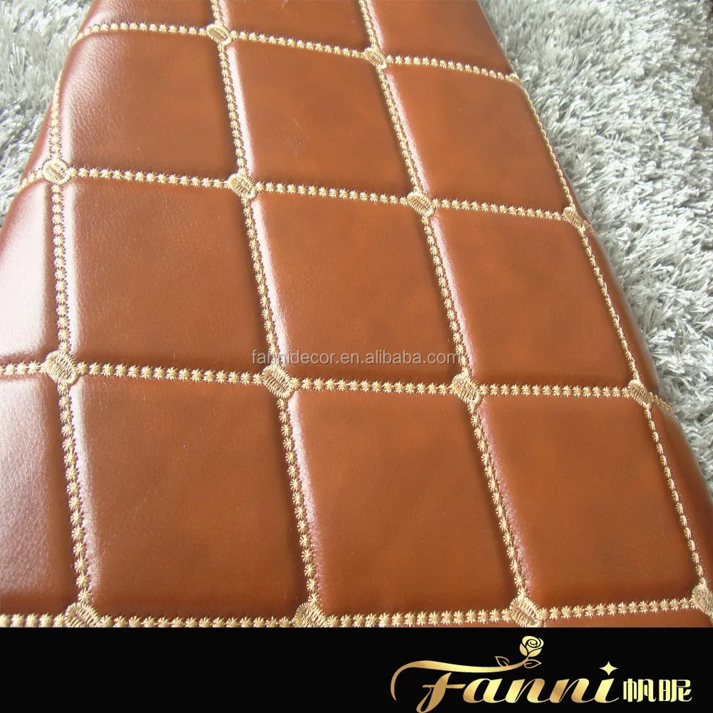 Synthetic Artifical PVC Rexine Leather Fabric for Car Trunk Mat