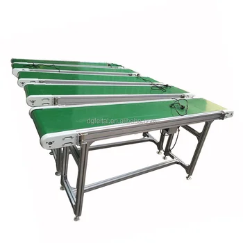 Aluminum Esd Pvc Belt Pcb Production Conveyor Horizontal Conveying Belt ...