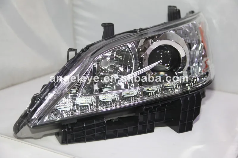 2007-2012 Year For Lexus Es350 Ex350 Led Head Lights Front Lamp Chrome ...