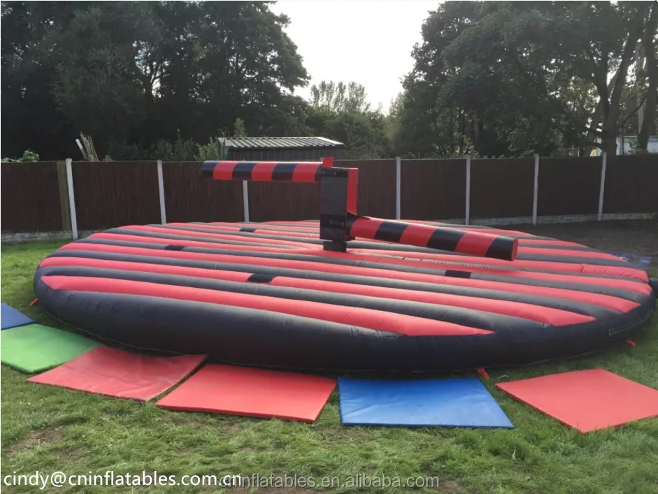 9meters Commercial Inflatable Rotating Arm Sweeper Wipeout Game Jump