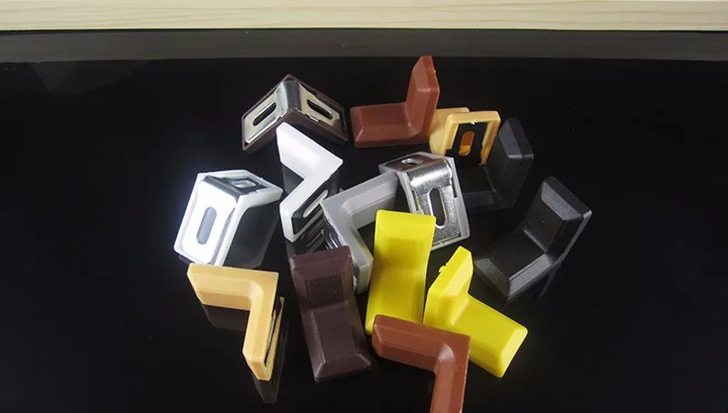 Plastic Standard Triangle Corner Bracket Different Color Small Shelf ...