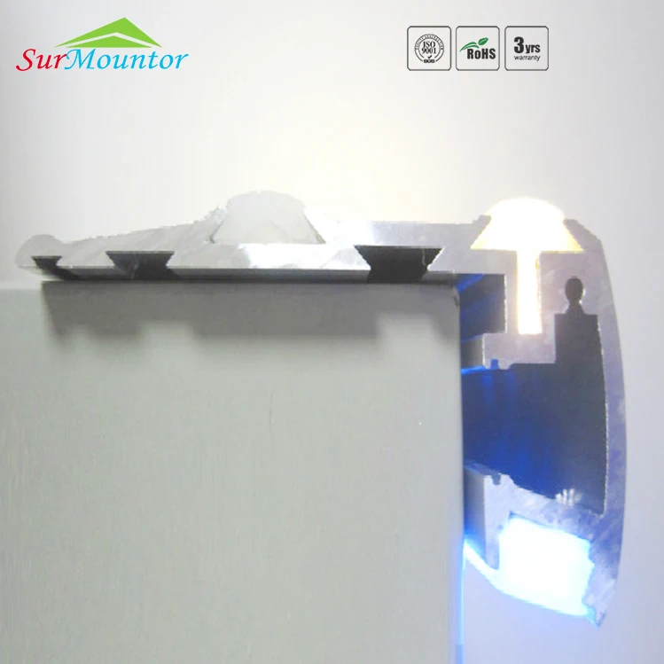 81mm Aluminum Led Step Extrusion,Electric Step Led Strip Tape Light Led ...