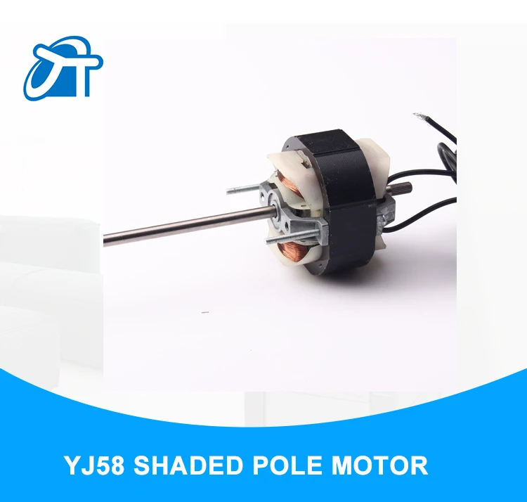 YJ58 Cooler Motor - Efficient Shaded Pole Motor for Air Coolers