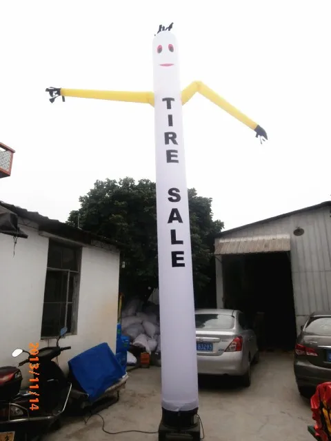 Sky Puppet / Inflatable Dancing Man With Tire Sale Printing - Buy ...