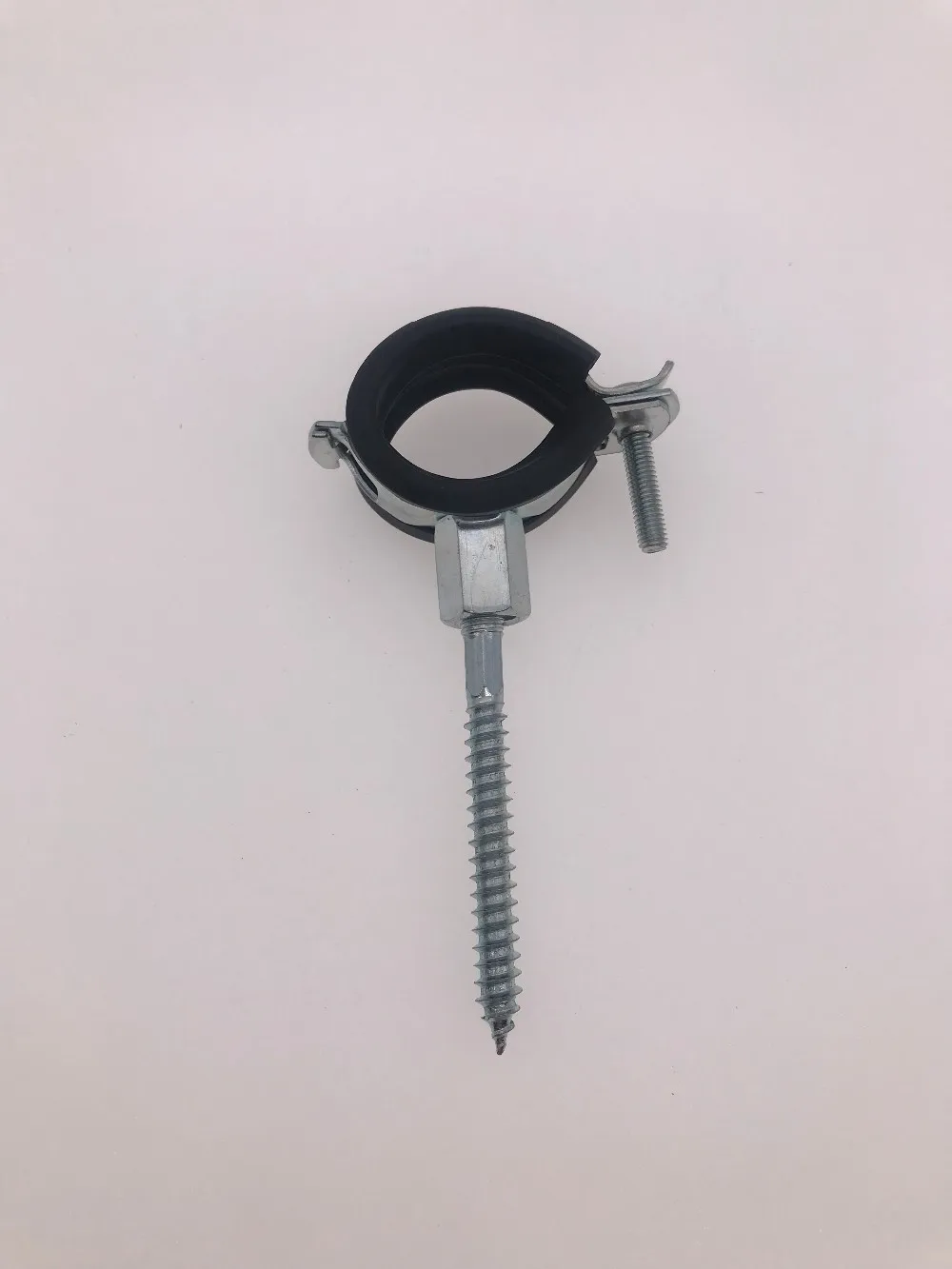 M8 Rubber Lined Pipe Clamp Galvanized Rubber Steel Pipe Clamp M8 Pipe ...