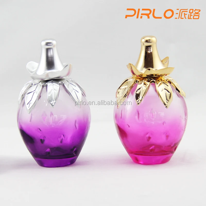 110ml Strawberry Shaped Glass Perfume Spray Bottles Custom Designed ...