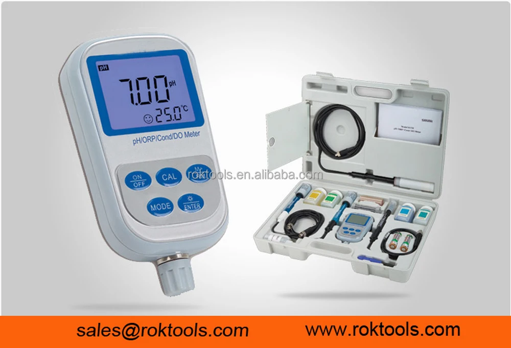 Portable Ph Orp Conductivity Do Meter Tester Automatic Identification ...