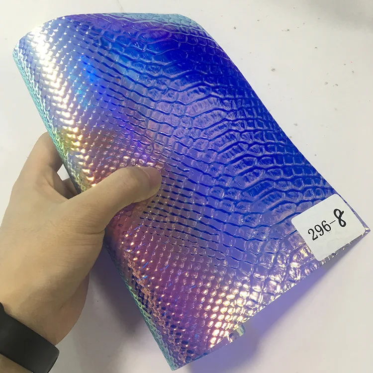 New Colorful Holographic Pvc Film Beautiful Snake Pvc Film Sheet For ...