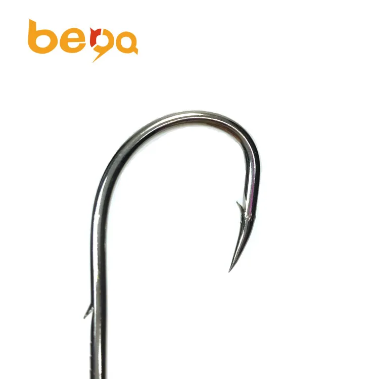 Stainless Steel Saltwater Crank Barbed Barb Fishing Hook