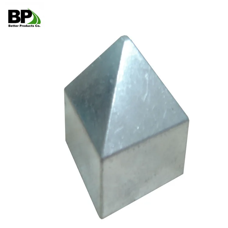 Pyramid Exhaust Pipe Rain Cap For 2 Inch Square Sign Posts - Buy ...