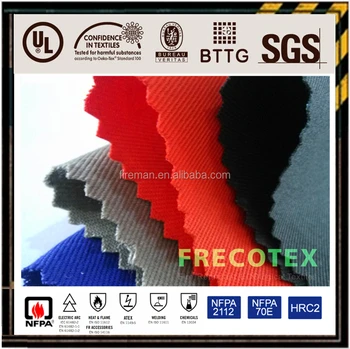 European Anti Fire Cloth Cvc Cotton/polyester Drill Flame Retardant ...