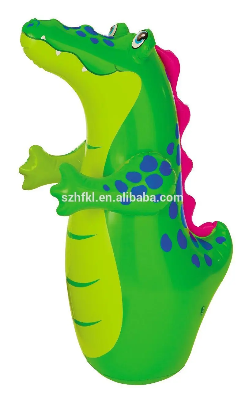 Custom Cartoon Ninja Wrestler Inflatable Punching Bag Toy For Kids ...