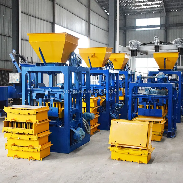 QTJ4-24 Concrete Block Molding Machine - Efficient & Durable