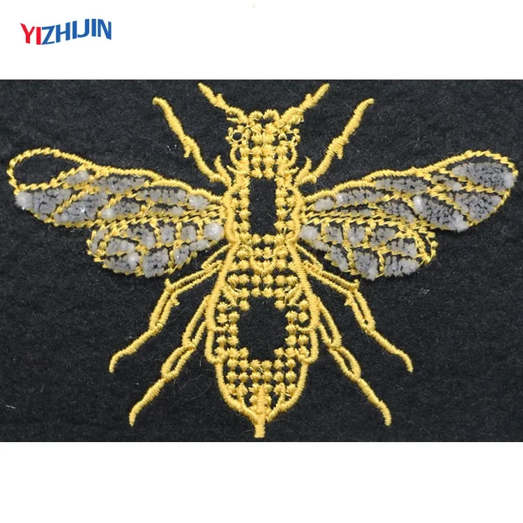 High Quality Tufting Stitch Toothbrush Embroidery Patch Noble Rooster ...