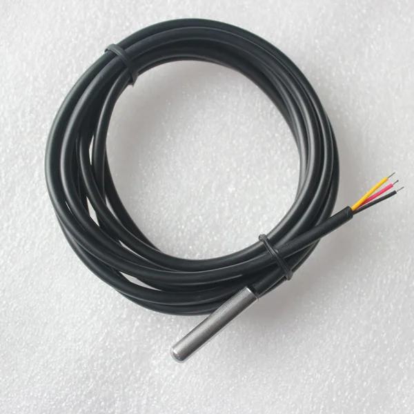 DS28EA00 Temperature Sensor - Reliable Black Cable Solutions