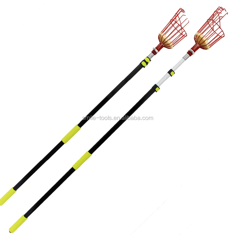 3.6m Extension Telescopic Fruit Picker With Aluminum Telescopic Pole ...