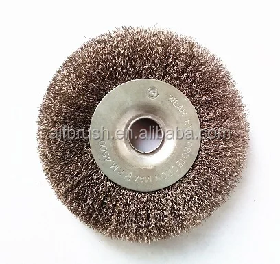 Steel Wire Brush Polishing Brush Buffing Wheel Brushes With Keyway ...