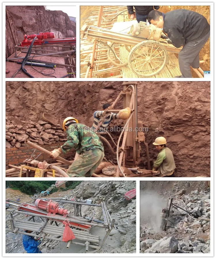 GD Quarry Blasting Portable Borehole Mini Rock Drill Machine