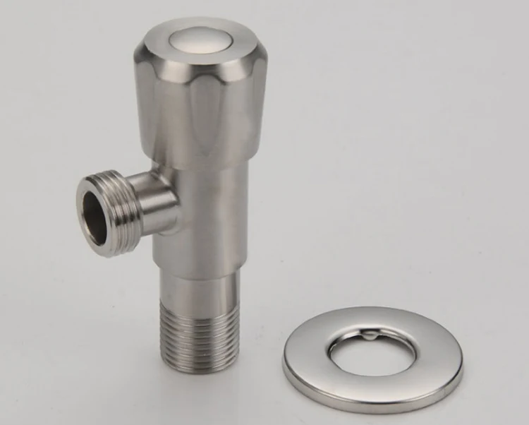 Sus304 Wall Installation Bathroom Angle Valve Lead-free Shut Off Valve ...