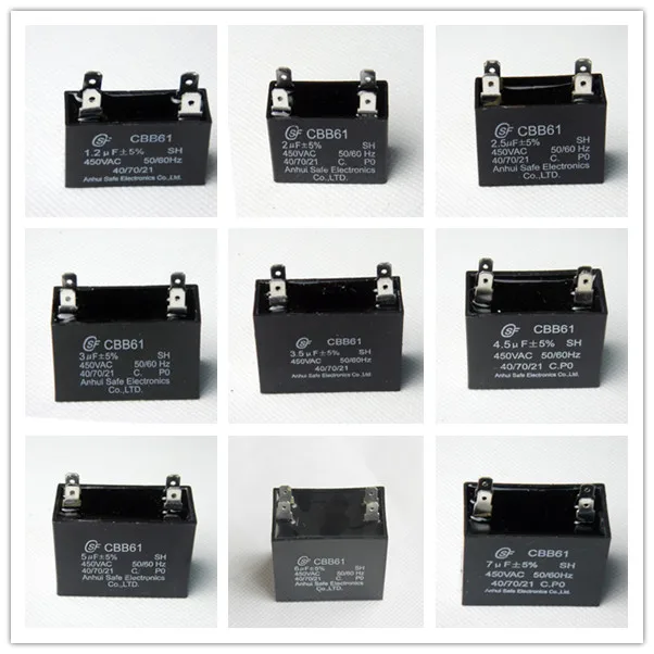 Plastic Case Cbb61 35uf Capacitor - Buy Plastic Case Cbb1 Running 450v ...