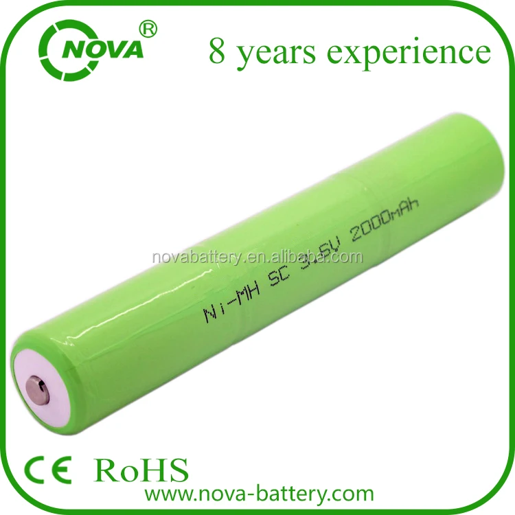 Ni-mh Sc 2000mah 3.6v Rechargeable Battery Pack - Buy Ni Mh Sc 2000mah ...