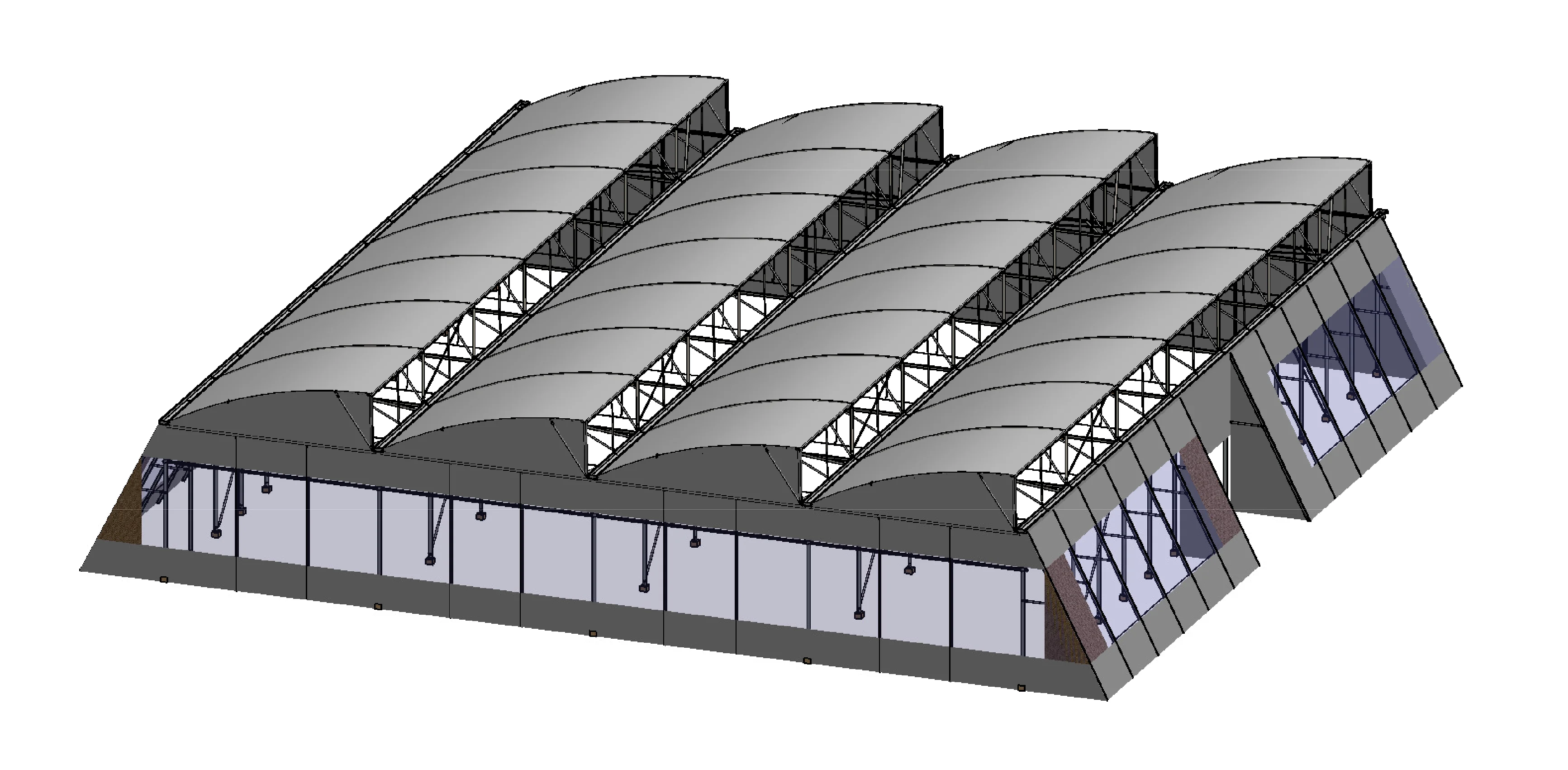 Sawtooth Greenhouse - Shanghai Dehuan Industry Co. , Ltd