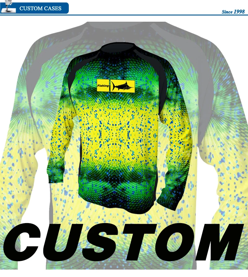 Upf 50 Sublimation Sun Long Sleeve Oem Performance Custom Logo Uv ...