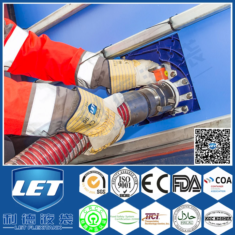 Multi-layer Pe Film And Pp Flexitank/flexibag Bulk Liquid 20 Feet ...