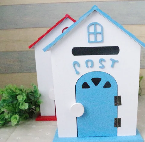 Custom Wood Letter Mail Post Box - Idyllic House Shaped