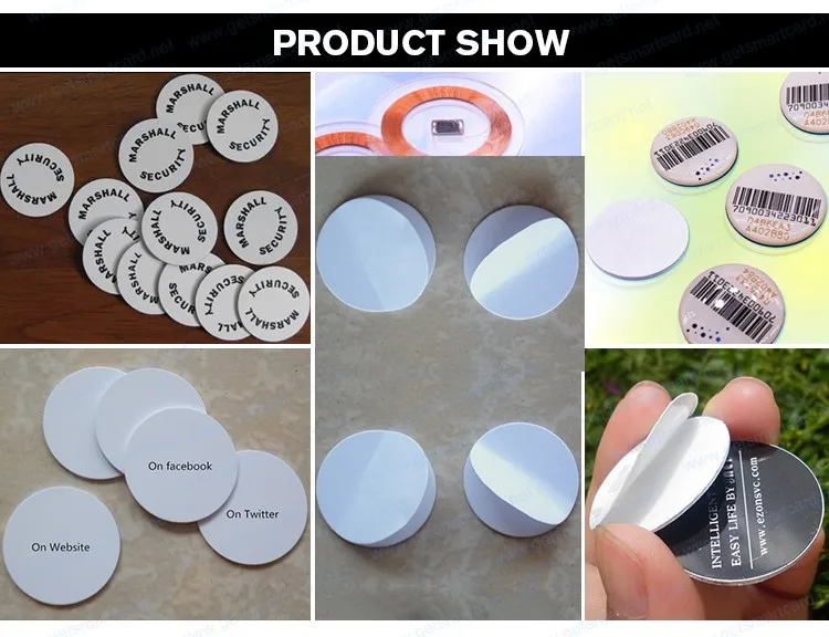 50mm Round Read Write T5577 125khz Rfid Sticker Chip - Buy 125khz Rfid ...