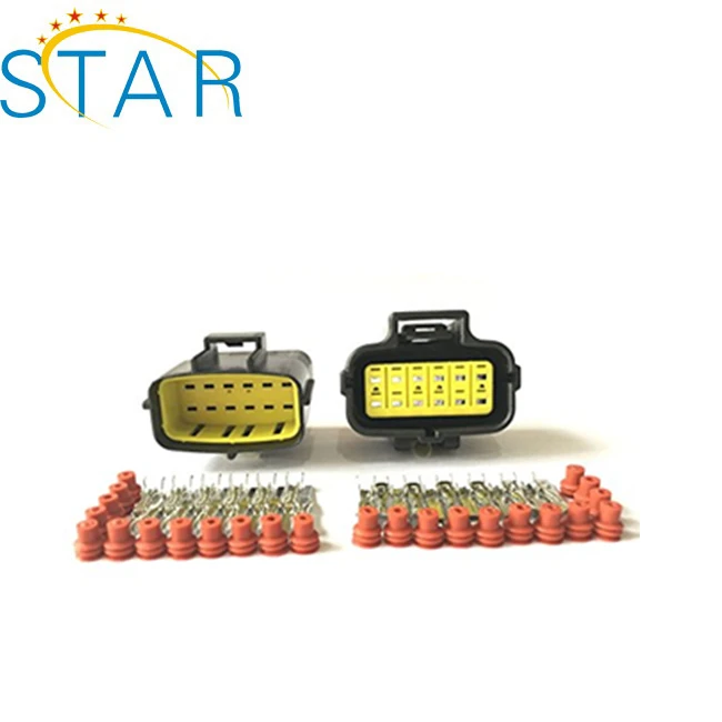 12针amp防水电线连接器氧传感器连接器插头汽车连接器174663-2和174661-2 - Buy Pa66连接器amp,Amp 12针连接 ...