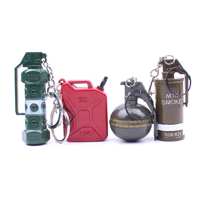 Wholesale Flash Bomb Key Ring /smoke Bomb Barrels Of Gasoline Grenade ...