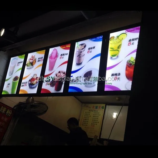 Kotak Lampu Led Untuk Restoran,Kotak Lampu Led Papan Tampilan Menu ...