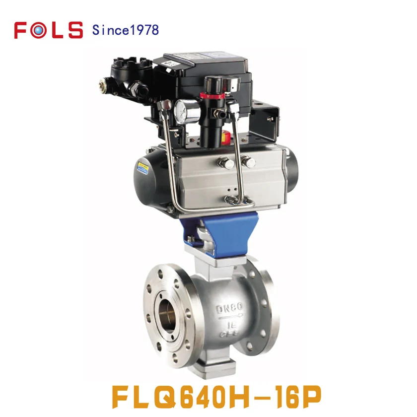 Pneumatic Ball Valves with RS485 Communication - CF8 Flange