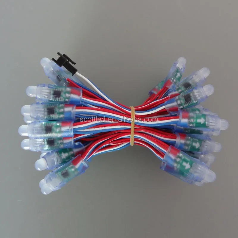 Bullet Nodes WS2811 12V 18awg Smart RGB Led Pixel String