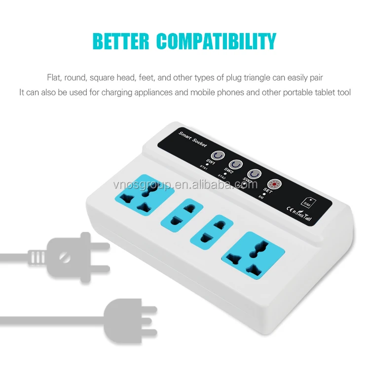 Gsm Power Remote Socket Hot High Quality Eu Smart Plug Gsm Sms ...