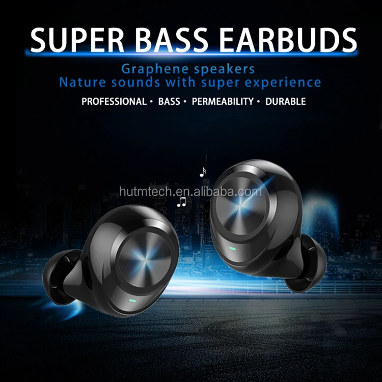 Touch Control Mini Invisible TWS Wireless Earbuds Newest Stereo True ...