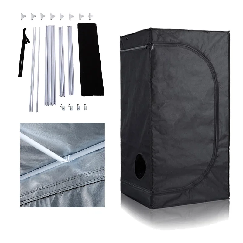 2x2 2x4 3x3 4x4 4x8 1680d Indoor Hydroponic Grow Tent Reflective ...