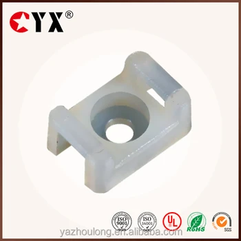 Plastic Cable Tie Mount M4 Screw Lock Cable Tie Block - Buy Cable Tie ...